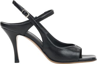 Guglielmo Rotta Femme, Chaussures, Noir, Taille: 39 EU Sandales &agrave; talon aiguille stables en cuir italien noir pour femmes Guglielmo Rotta Er00119714
