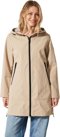 Cecil Damen B101030 Baumwoll-Mantel, Creamy Almond beige, XL