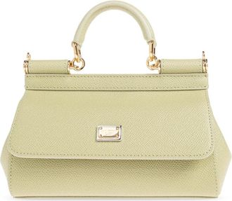Dolce & Gabbana Femme, Sacs, Vert, Taille: ONE Size Sicily Mini Handbag