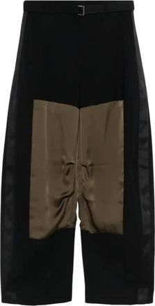 sacai Femme, Pantalons, Multicolore, Taille: 40 FR Pantalon de Tailleur en Laine