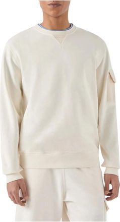 MC2 Saint Barth Homme, Sweatshirts et sweats &agrave; capuche, Beige, Taille: L Chester SweaT-shirt