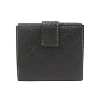 Gucci Portefeuille Pre-owned en cuir Guccissima - Femme - Pre-owned - Noir - Taille: ONE Size