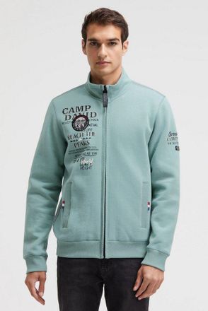 Camp David Sweatjacke mit Stehkragen
