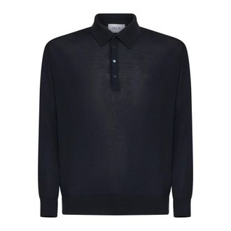 D4.0 Round-Neck Strickwaren - - Knitwear - Herren - Blau - M