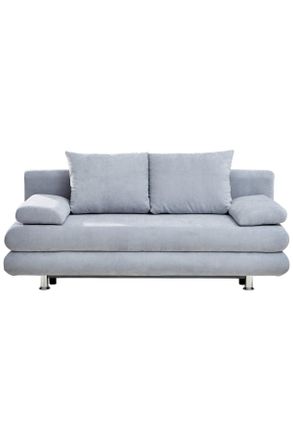 CARRYHOME Schlafsofa, Hellblau, Textil, 2-Sitzer, F&uuml;llung: Schaumstoff, 196x74x90 cm, Stoffauswahl, Liegefunktion, R&uuml;cken echt, Wohnzimmer, Sofas & Couches, Sch