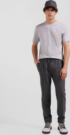 Eden Park Pantalon Gris Taille &Eacute;lastiqu&eacute;e Coupe Modern