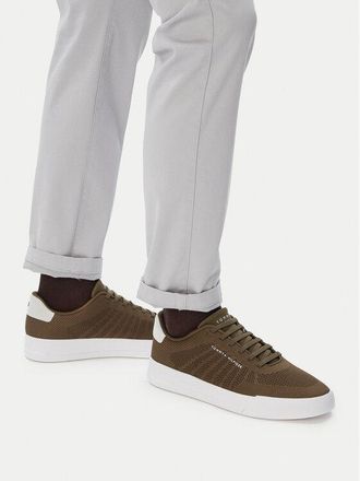 Tommy Hilfiger Sneakers Th Court Knit FM0FM05823 Gr&uuml;n
