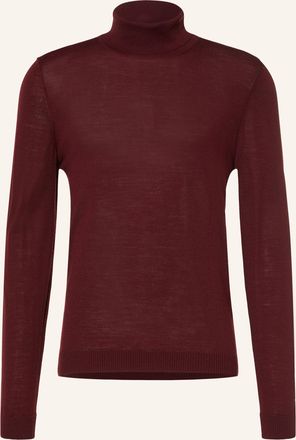 Maerz Maerz Muenchen Rollkragenpullover Aus Merinowolle rot