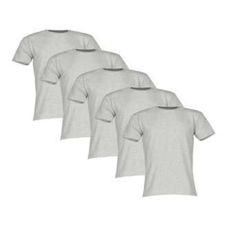 Fruit Of The Loom Original T Shirt 5er-Pack Herren, Heather Grey, XXL