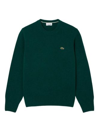 Lacoste Pullover mit Rundhalsausschnitt - Gr&uuml;n