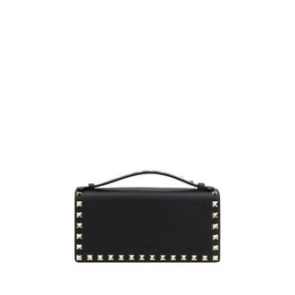 Valentino Garavani Rockstud Schultertasche - - Bags - Damen - Schwarzk - ONE SIZE