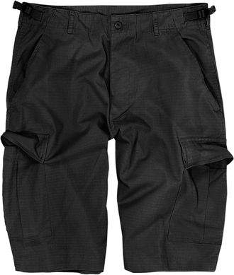 Normani US Bermuda Shorts aus Ripstop-Gewebe (Baumwolle) (XS-4XL) Farbe Schwarz Gr&ouml;&szlig;e XXL