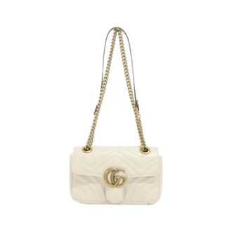 Gucci Pre-owned Gesteppte Umh&auml;ngetasche - - Pre-owned - Damen - Wei&szlig; - ONE SIZE