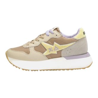 Sun 68 Femme, Chaussures, Beige, Taille: 40 EU Low Top Baskets