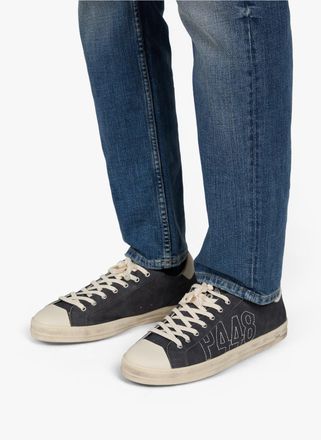 P448 Baskets &agrave; bout renforc&eacute; en daim