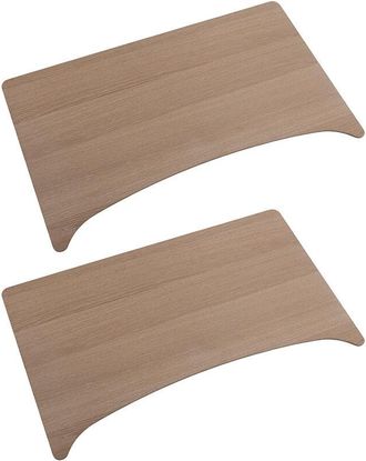 ebuy24 Aston Zusatzplatte, 2er-set, eiche