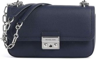 Michael Kors Sac port&eacute; &eacute;paule Tribeca Bleu-Marine