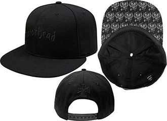 Motörhead Casquette De Baseball Band Logo Warpig Brim Nouveau Officiel Noir Size One Size