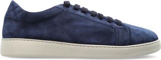 Eleventy Homme, Chaussures, Bleu, Taille: 41 EU Suede Baskets