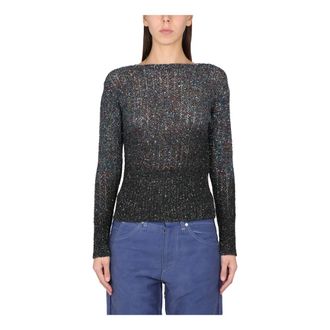 Maison Margiela Rundhalspullover - - Knitwear - Damen - Schwarzk - L