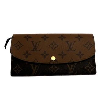 Louis Vuitton Portefeuille en toile Vintage Pre-owned - Femme - Pre-owned - Brun - Taille: ONE Size