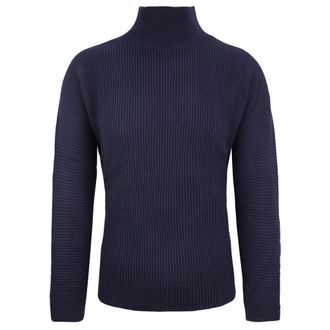 Lacoste Unifarbener Damen Pullover in Marineblau