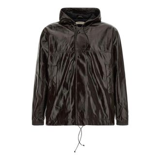 Namacheko Brigham Lederjacke mit Kapuze - - Jackets - Herren - Braun - L