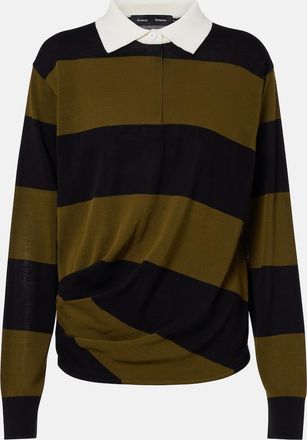 Proenza Schouler Polo Corinna en coton &agrave; rayures