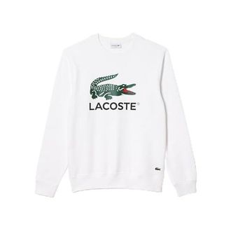 Lacoste Sweat Homme Sh1281 Blanc XL, Blanc., XL