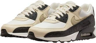 Nike Nike Air Max 90 Chaussures pour femme (voile/noir/kaki du d&eacute;sert/fossil), Voile/Noir/Kaki D&eacute;sert/Fossil, 40.5 EU