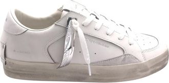 Crime London Baskets Sk8 Deluxe - Homme - Chaussures - Blanc - Taille: 44 EU