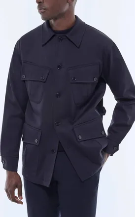 Fursac Veste en Cavalry twill de coton - Taille L - Homme