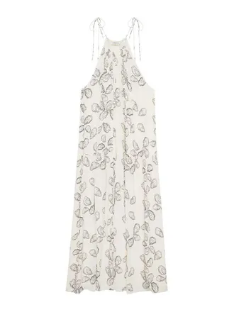 Anine Bing Robe Au Genou - Blanc