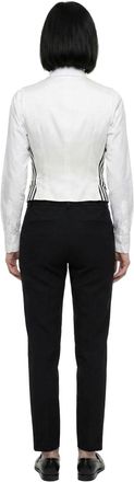 Dolce & Gabbana Womens Bicolor Cotton Waistcoat Clothing