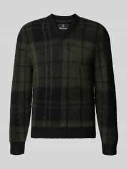 Barbour Pullover mit weichem Wollmix