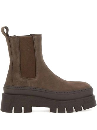 Copenhagen Stiefeletten mit Plateau - Braun