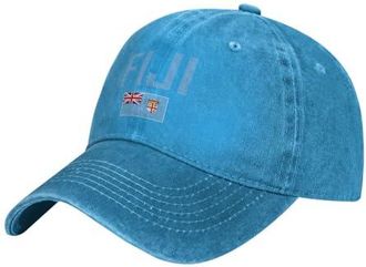 Generic Casquettes De Golf Drapeau Vintage des Fidji Casual Baseball Casquette R&eacute;glable Sunhat pour Ext&eacute;rieur Course Randonn&eacute;e