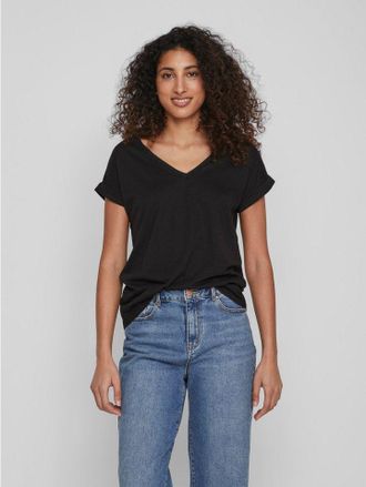 Vila V-Shirt VIDREAMERS NEW V-NECK T-SHIRT - NOOS
