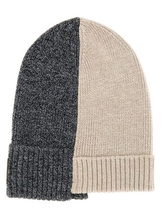 Moschino 36808212_2509 Logo Virgin Wool Beanie - Gray
