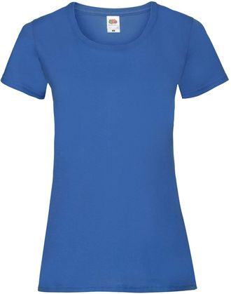 Fruit Of The Loom Lady-Fit Valueweight T - Modell 2013, Farbe:royal, GröÃYe:XL