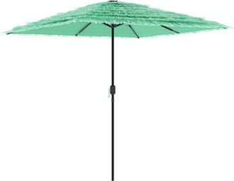 vidaXL Vidaxl - Parasol de jardin avec m&acirc;t en acier vert 248x248x248 cm