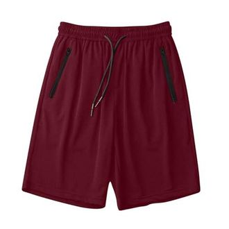 Generico Short Homme Court Respirant L&eacute;ger &Eacute;lastique &agrave; la Taille Pantalon Court d&Eacute;t&eacute; Couleur Unie Casual Shorts Homme Travail Sport Bermudes De Mer &Eacute;l&eacute;gant Gym