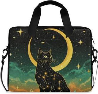 Alaza Sac pour ordinateur portable de 40,6 &agrave; 15,6 pouces, tour Eiffel, sac pour ordinateur portable, sac &agrave; bandouli&egrave;re pour femme, homme, &eacute;tudiant, travail,