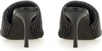 Alexander Wang Crystal Glass Upper Heels - Black
