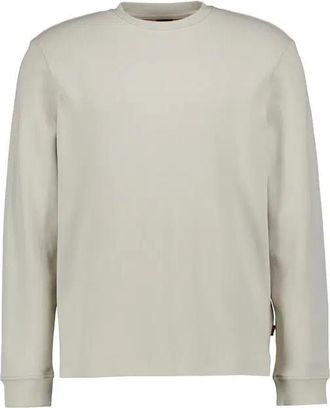 Boss Orange by Hugo Boss BOSS Orange Herren Longsleeve beige Baumwolle