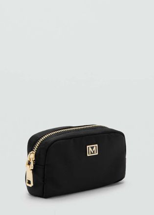 Mango Nylon-Kosmetiktasche mit Rei&szlig;verschluss schwarz - Damen - Einheitsgr&ouml;&szlig;e - MANGO