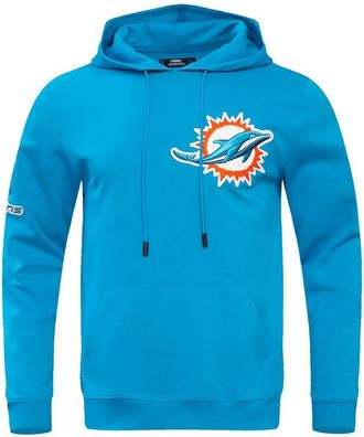 Pro Standard Mens NFL Miami Dolphins Classic Chenille Kapuzensweatshirt T&uuml;rkis 2XL