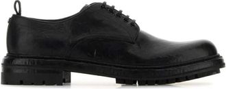 Dolce & Gabbana Homme, Chaussures, Noir, Taille: 45 EU Bernini Derby Chaussures