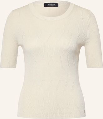 Marc Cain Strickshirt Mit Glitzergarn gelb