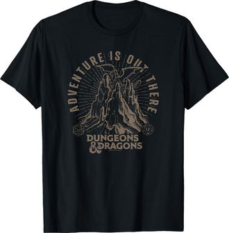 Dungeons & Dragons Adventure Is Out There Dragon Vintage T-Shirt